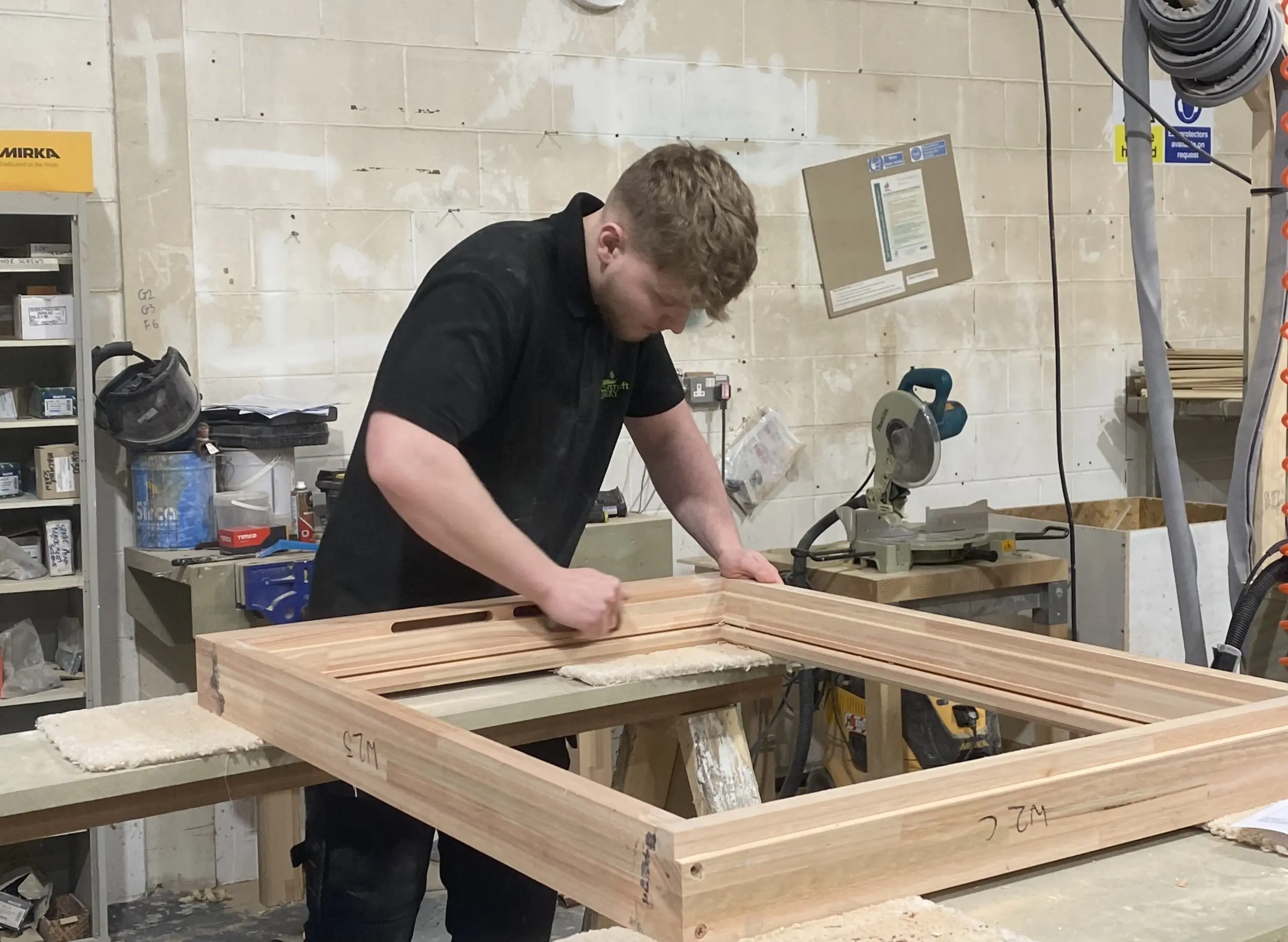 Gowercroft apprentice passes new woodworking standard